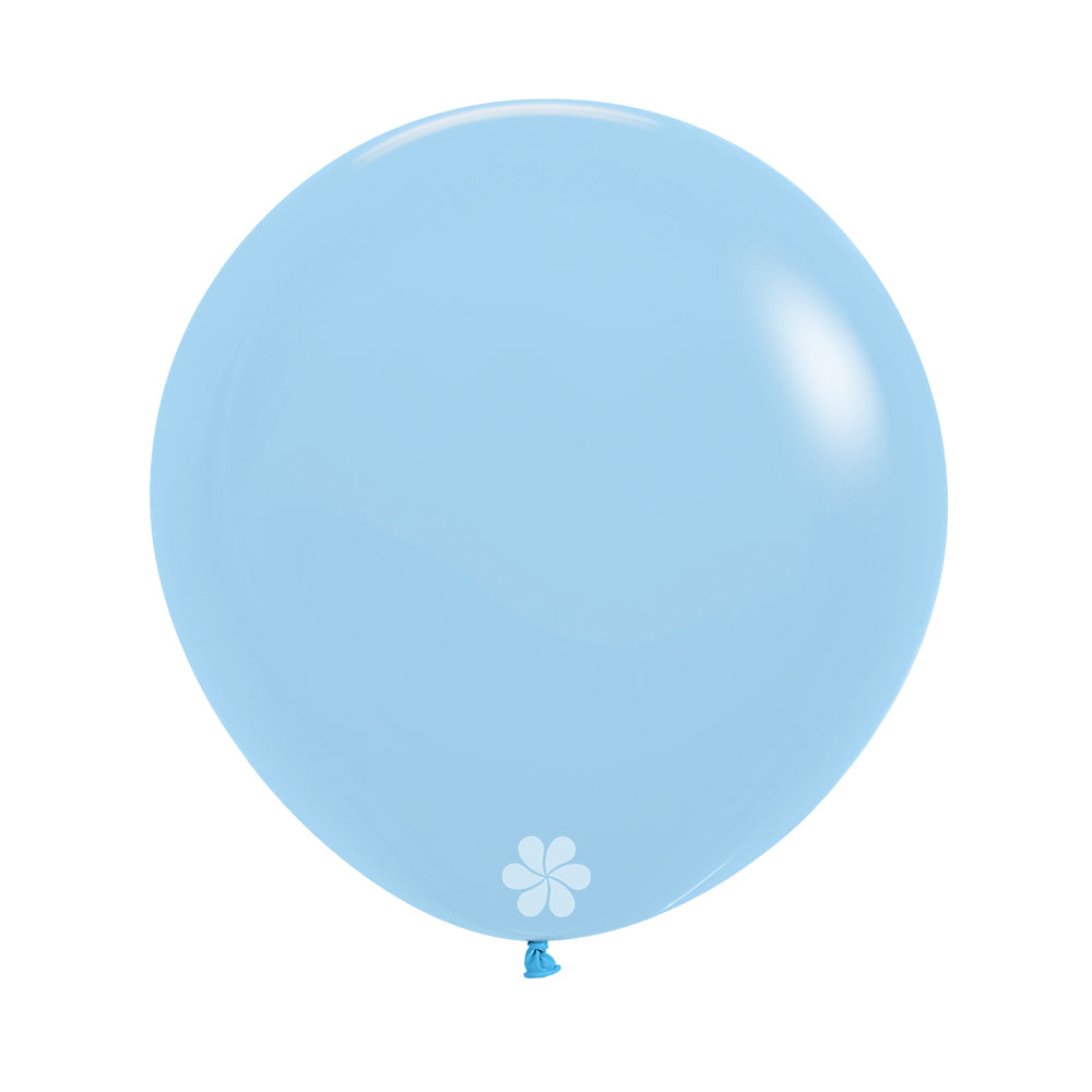 GLOBO LATEX REDONDO PASTEL MATE AZUL | LÁTEX | SEMPERTEX– Sempertex