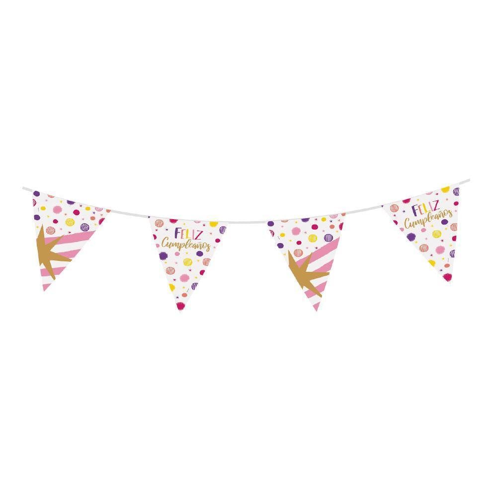 METALLIC PARTY DECORATIVE BANNER HAPPY BIRTHDAY SPARKLES | PARTY ...