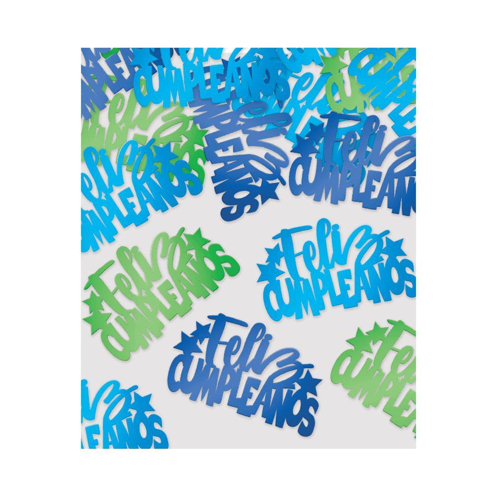 METALLIC CONFETTI HAPPY BIRTHDAY BOY | PARTY DECORATION | SEMPERTEX ...