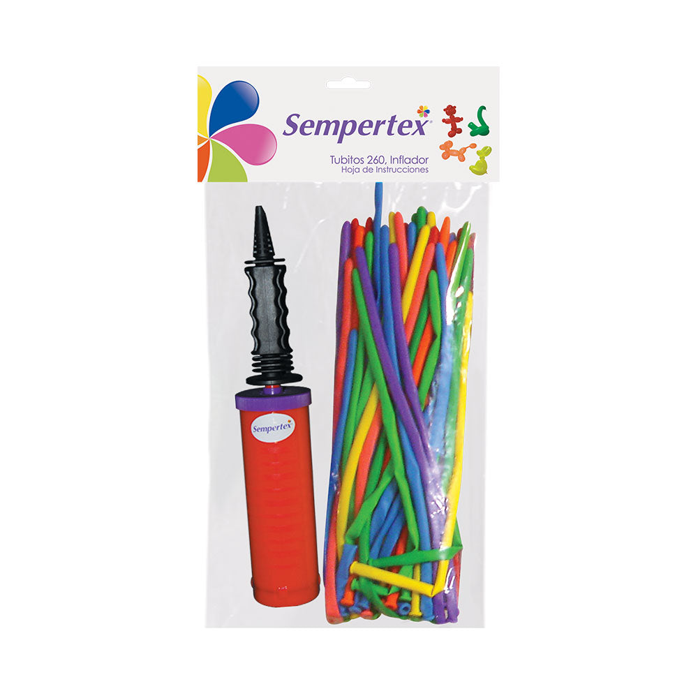 INFLATOR SET AND 30 TUBES 260 FASHION ASSORTED | SEMPERTEX COLOMBIA ...